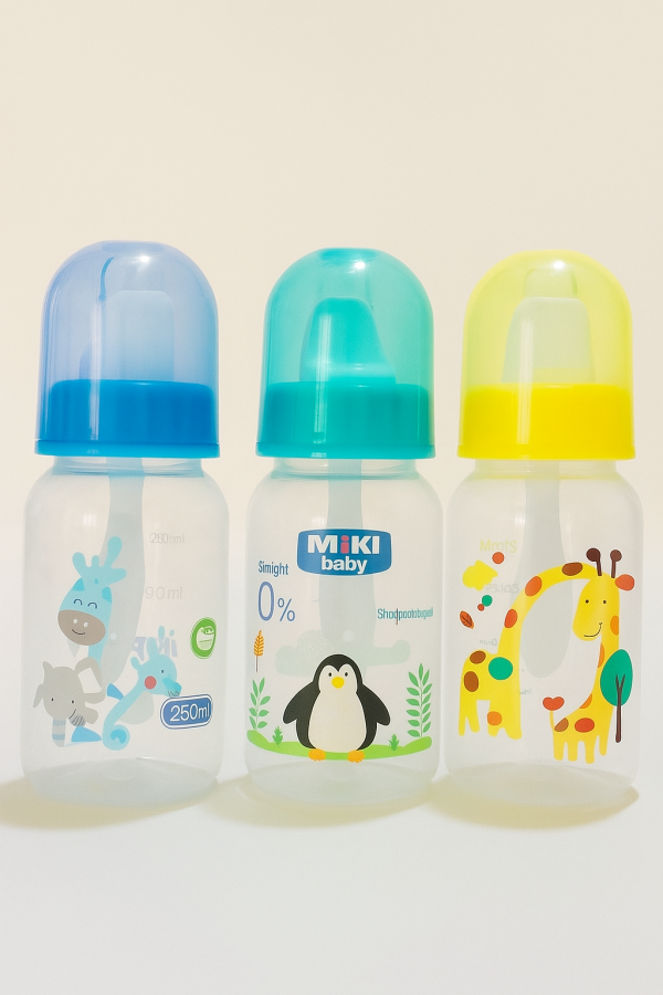miki baby logo 3 in 1 feeding bottle 125 ML 1 pcs – Jadumoni